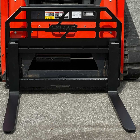 ASV RT30 Positrack Skid Steer Himac Pallet Forks | 1200kg Pallet Forks ...